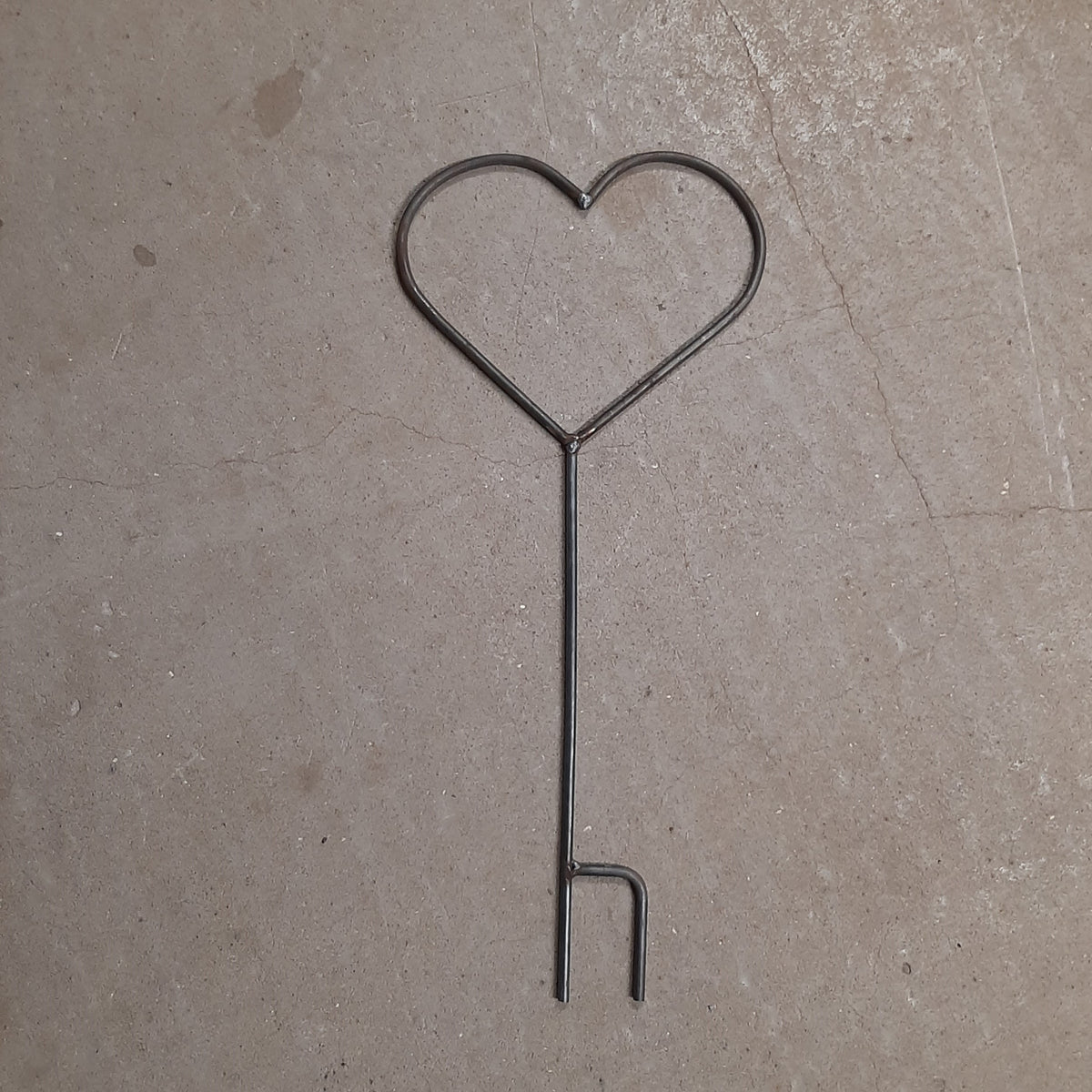 Hjerte lille - 2 spyd– Fjordvang metalkunst